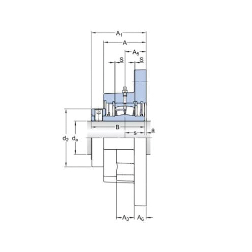 Skf Bearings Cad Drawings SKF KMD4 Lock Nuts,SKF KMD 4 Bearing